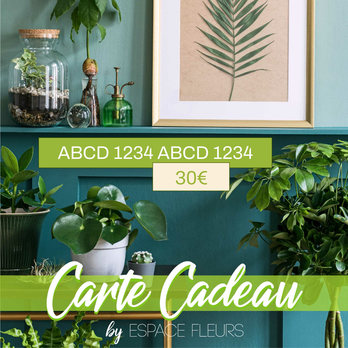 Carte-Cadeau Espace Fleurs